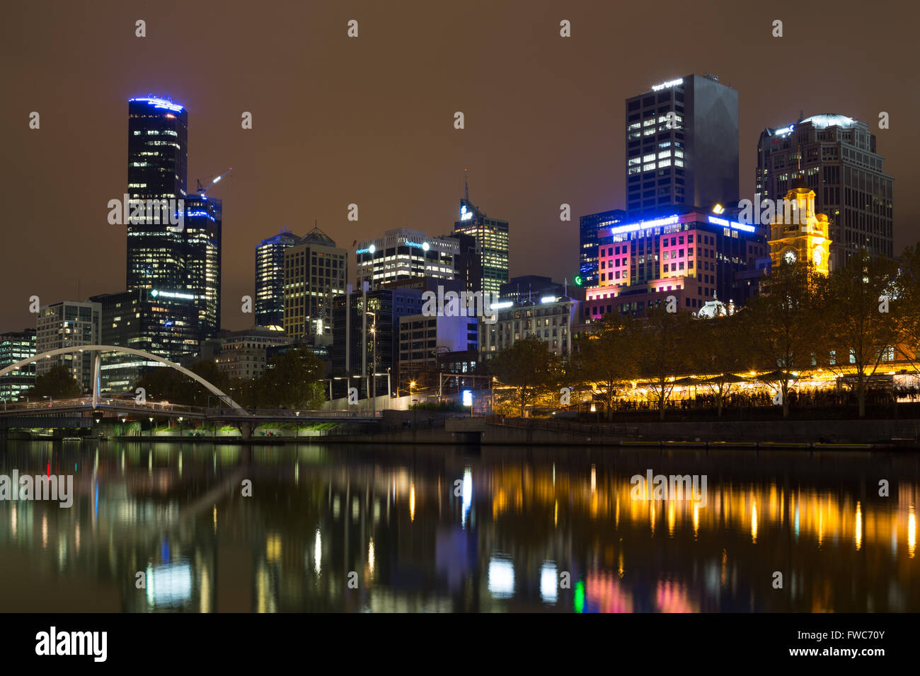 Melbourne landmark skyline hi-res stock photography and images - Alamy