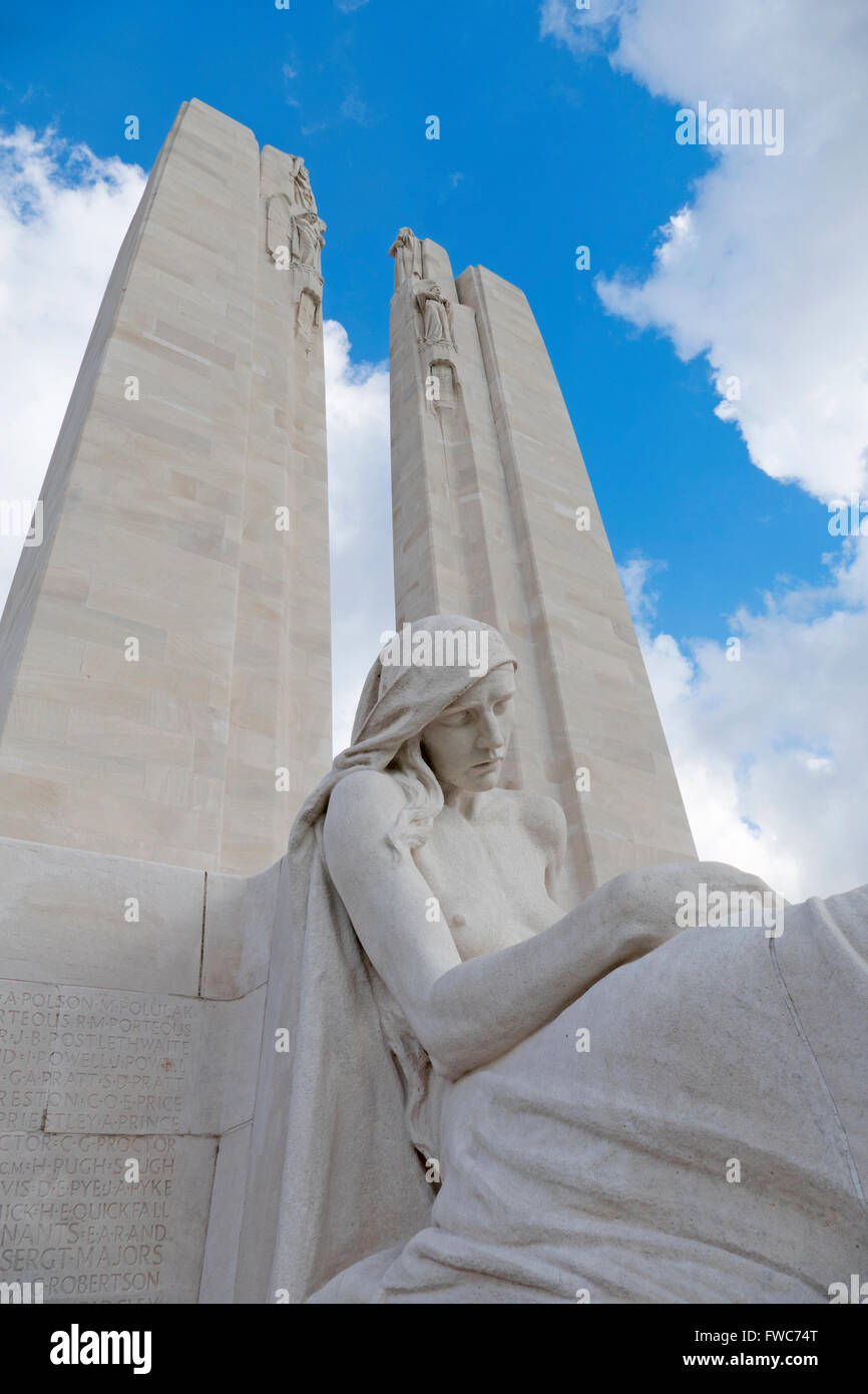 The Canadian National Vimy Memorial is a memorial site in France ...