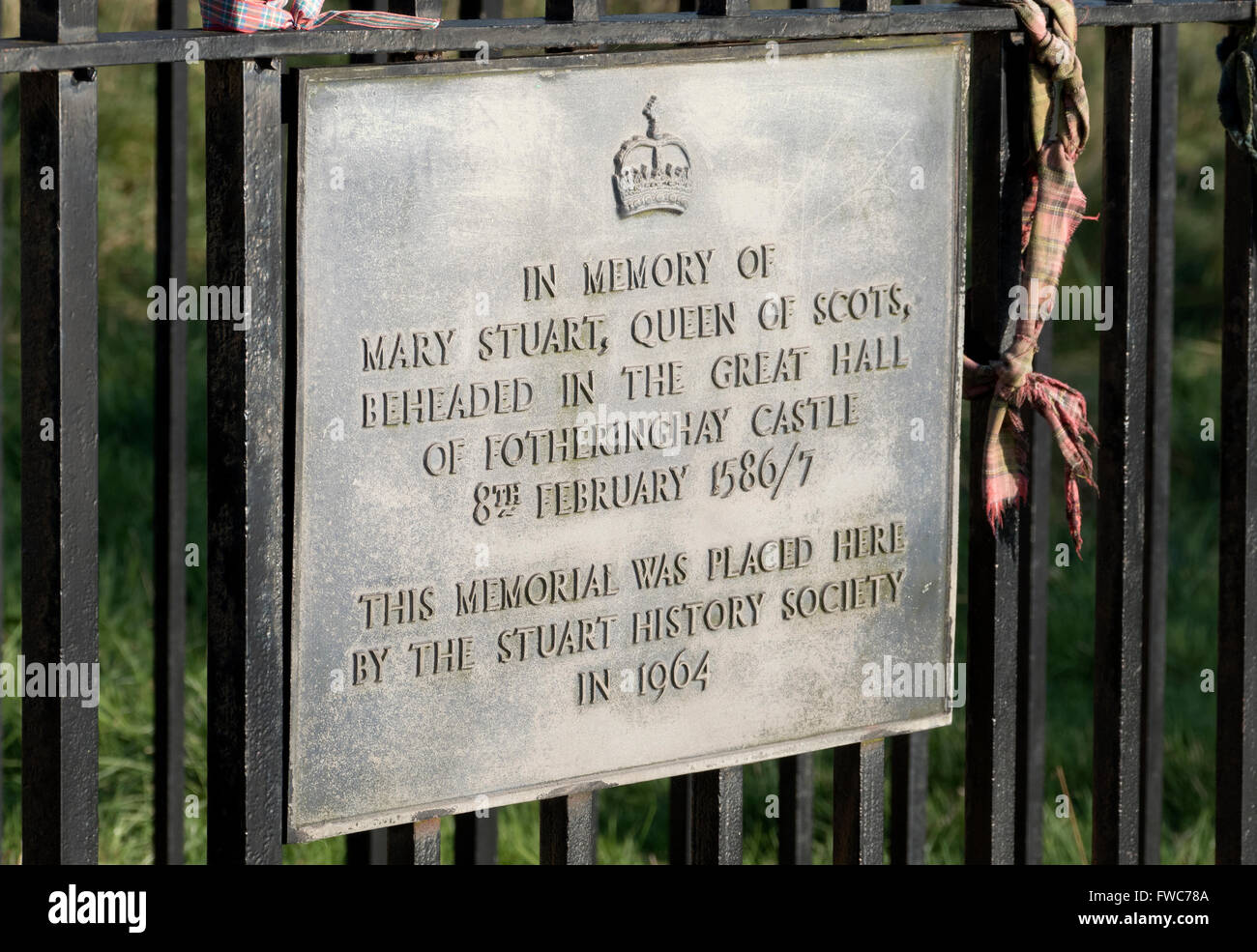 Fotheringhay Castle (also Fotheringay Castle) is in the village of ...
