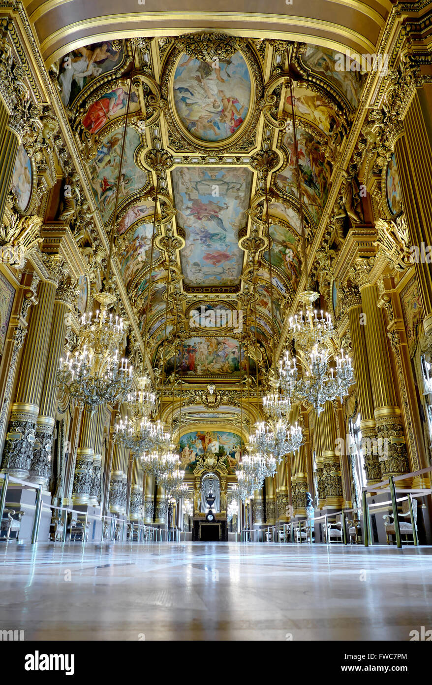 Paris garnier opera grand foyer hi-res stock photography and images - Alamy