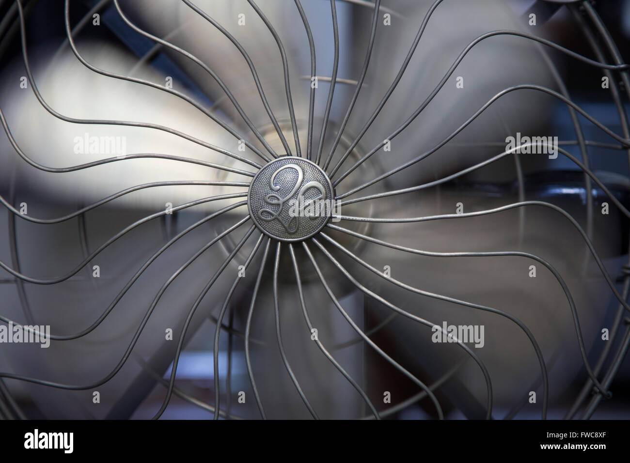 Classic Retro Fan Stock Photo - Alamy