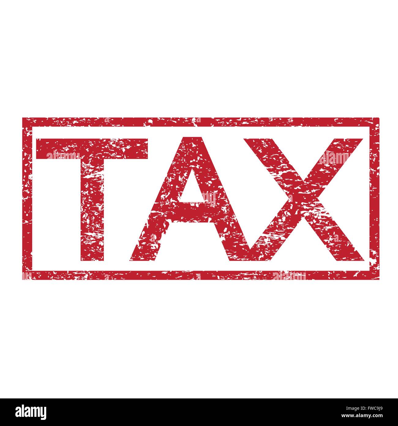 Stamp text TAX Stock Vector Image & Art - Alamy