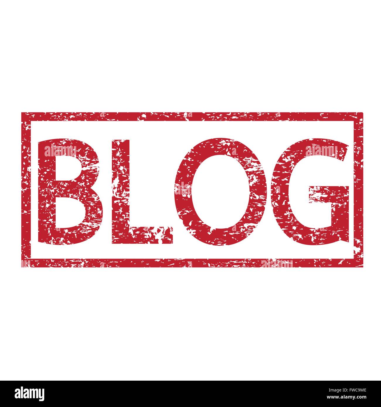 Stamp text BLOG Stock Vector Image & Art - Alamy