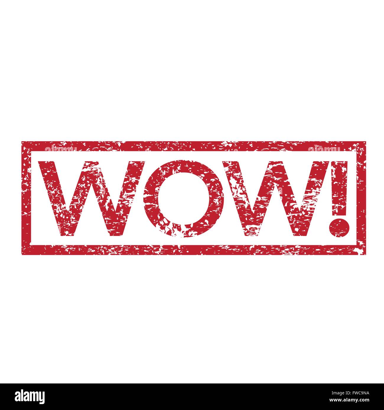 Stamp text WOW! Stock Vector Image & Art - Alamy