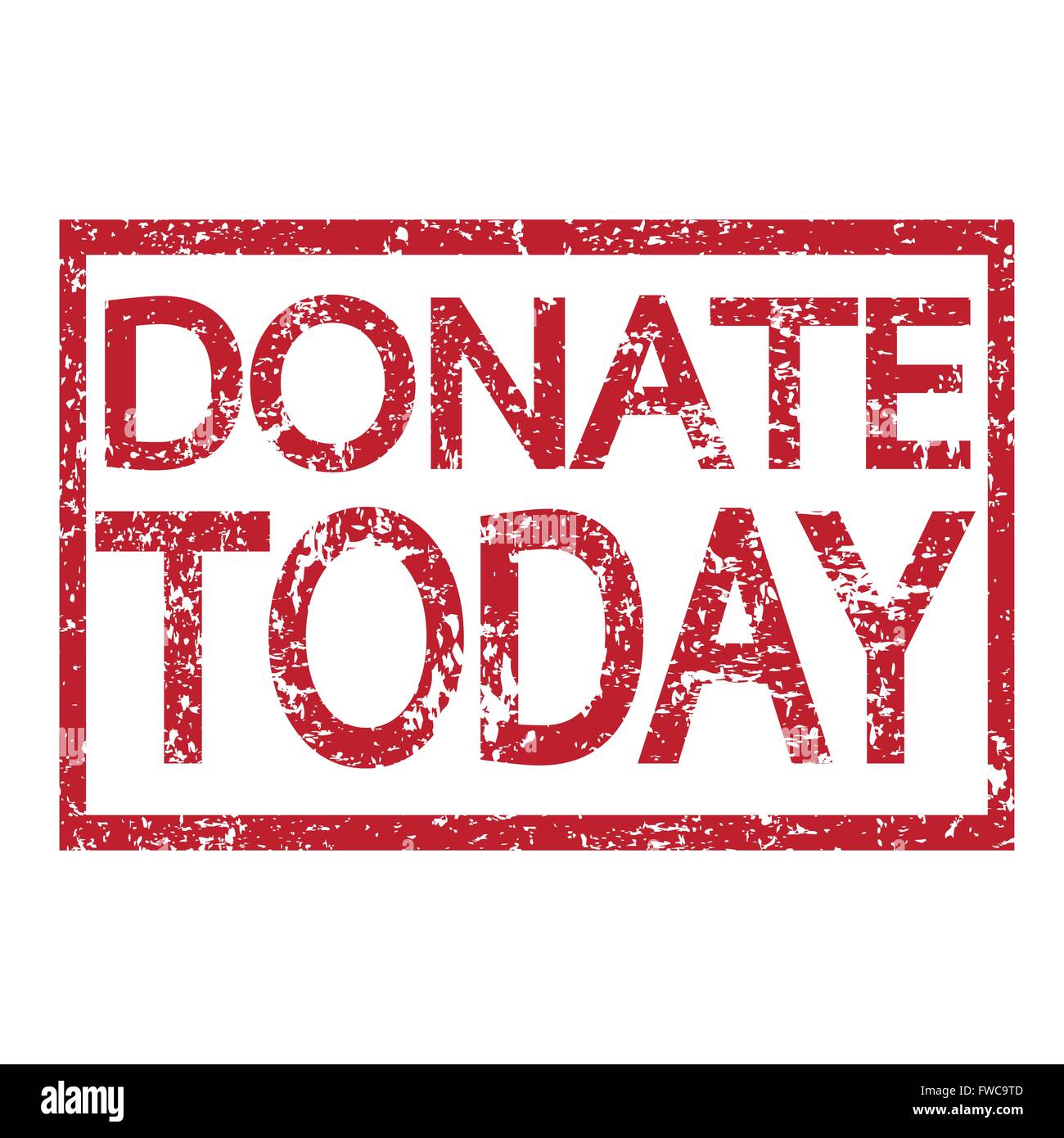 Donate today Stock Vector Images - Alamy