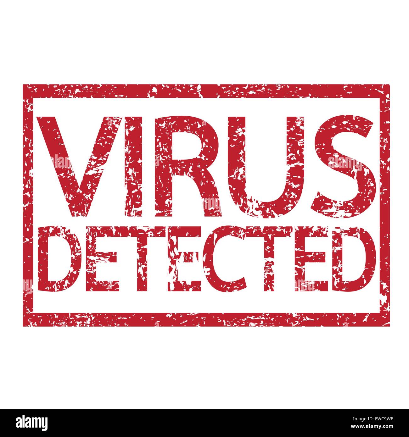 Stamp text VIRUS DETECTED Stock Vector Image & Art - Alamy