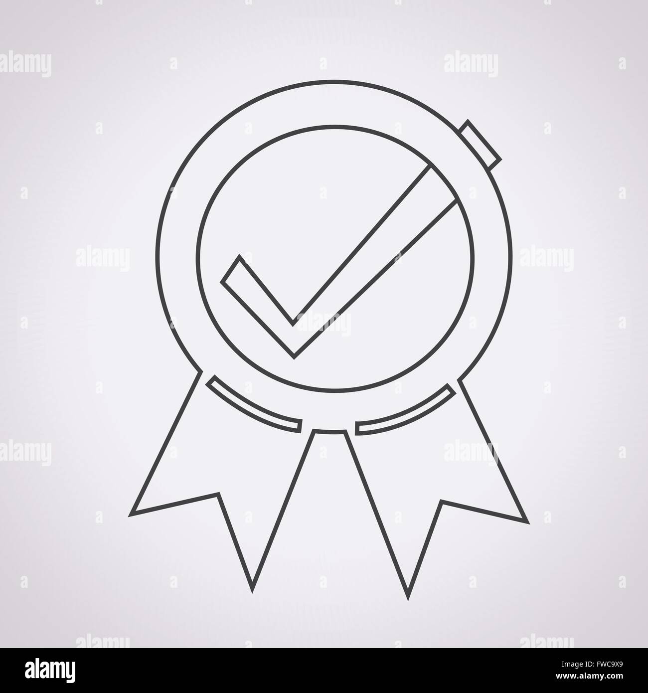 Certified Seal Icon Stock Vector Image & Art - Alamy