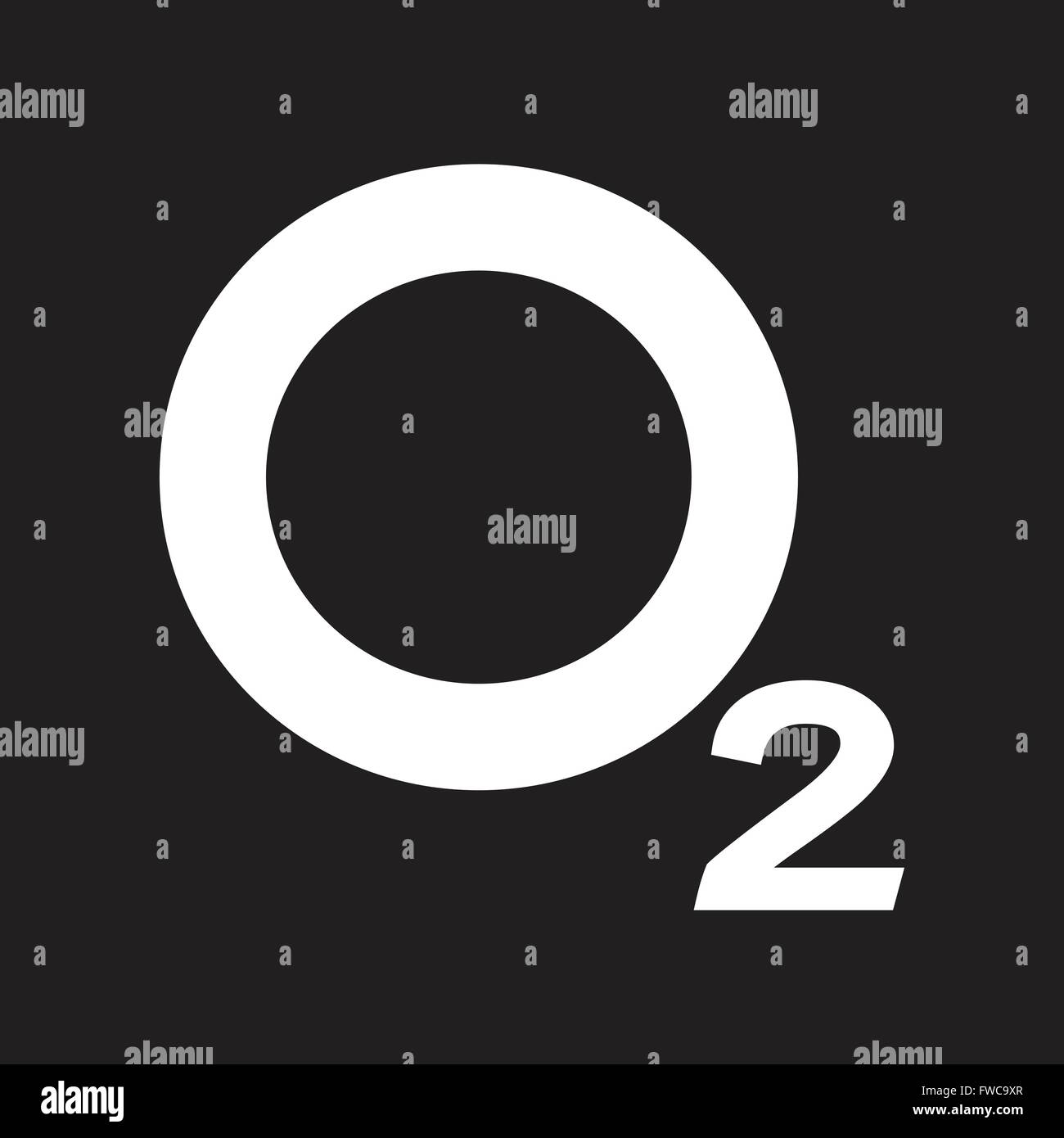 Oxygen O2 Icon Stock Vector Image & Art - Alamy