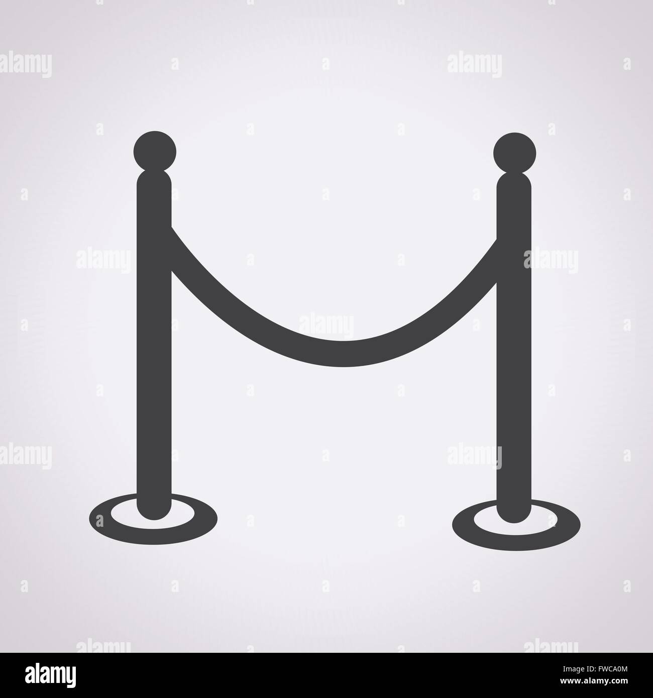 Queue barricade Stock Vector Images - Alamy