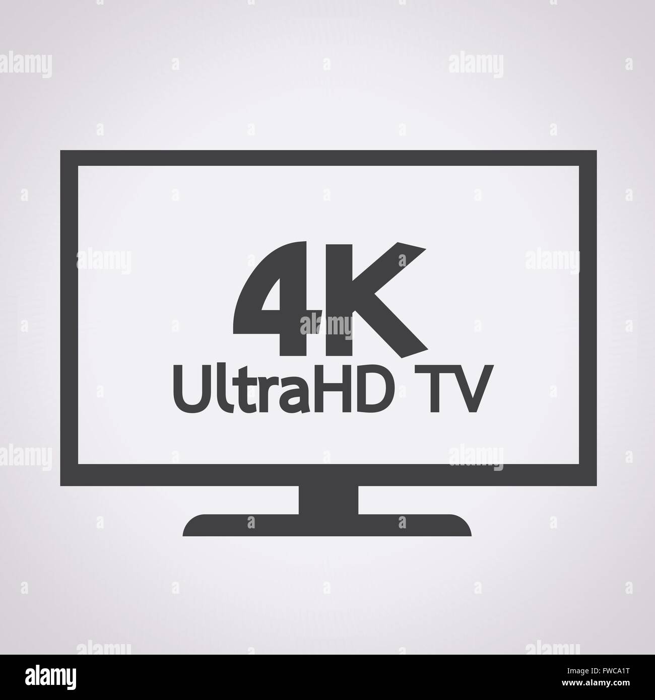 4K UltraHD TV icon Stock Vector Image & Art - Alamy