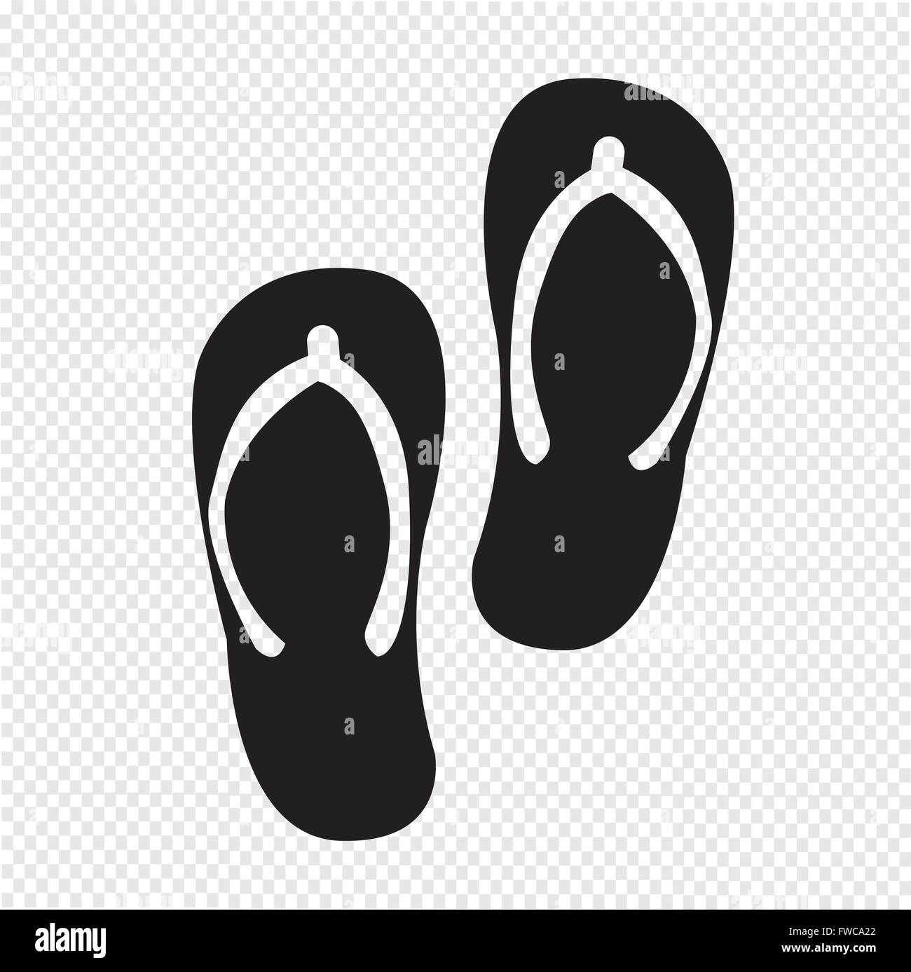 Rubber thong slippers Stock Vector Images - Alamy