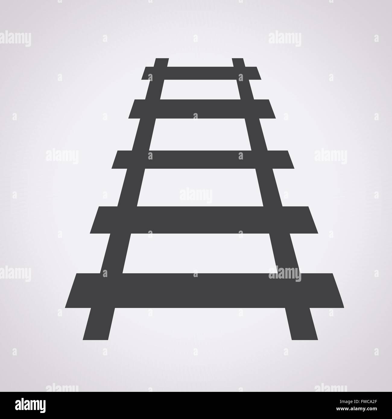 Railway track icon Stock Vector Image & Art - Alamy