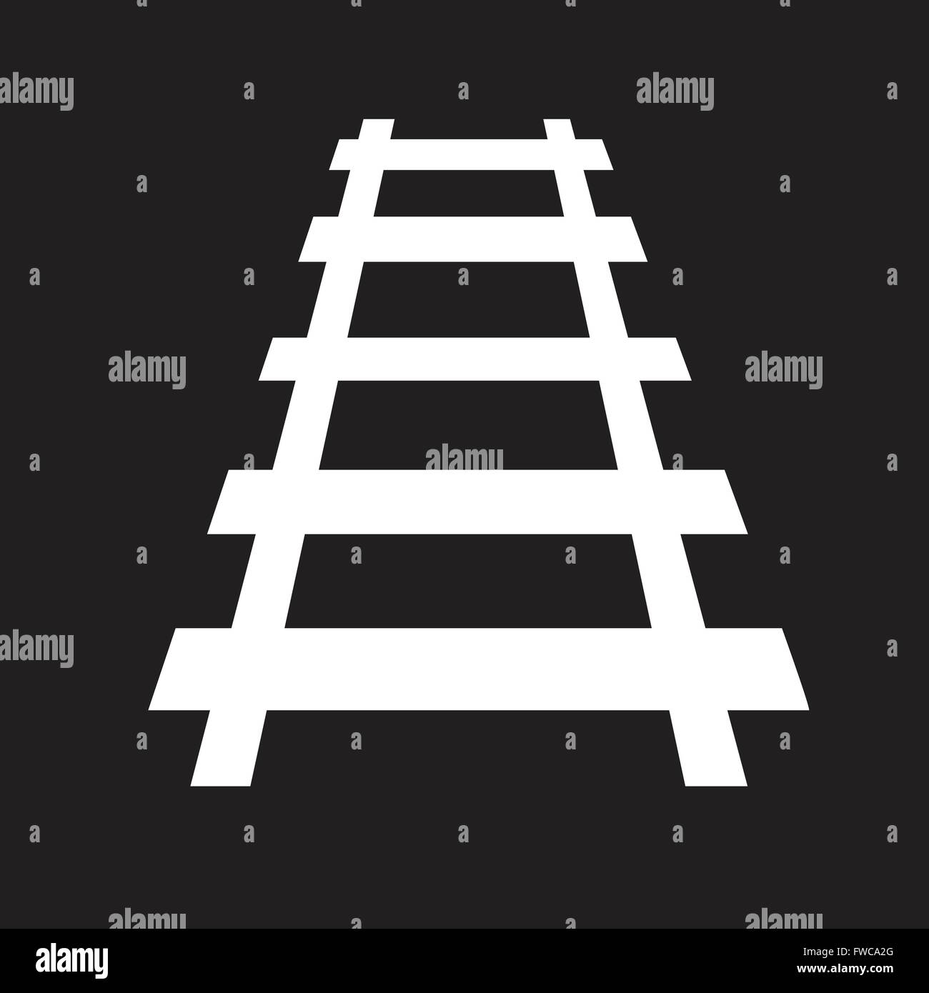Railway track icon Stock Vector Image & Art - Alamy