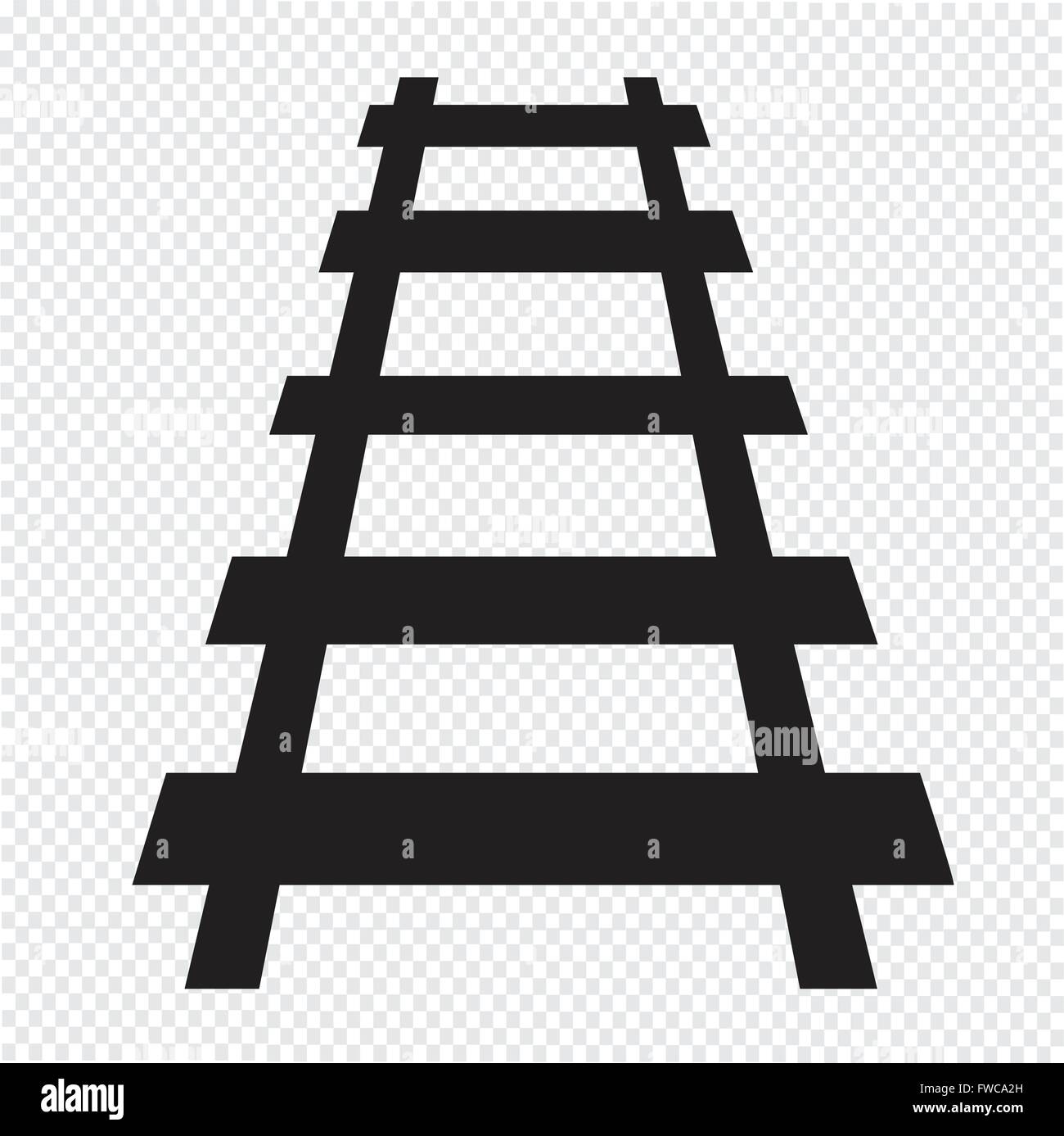Railway track icon Stock Vector Image & Art - Alamy