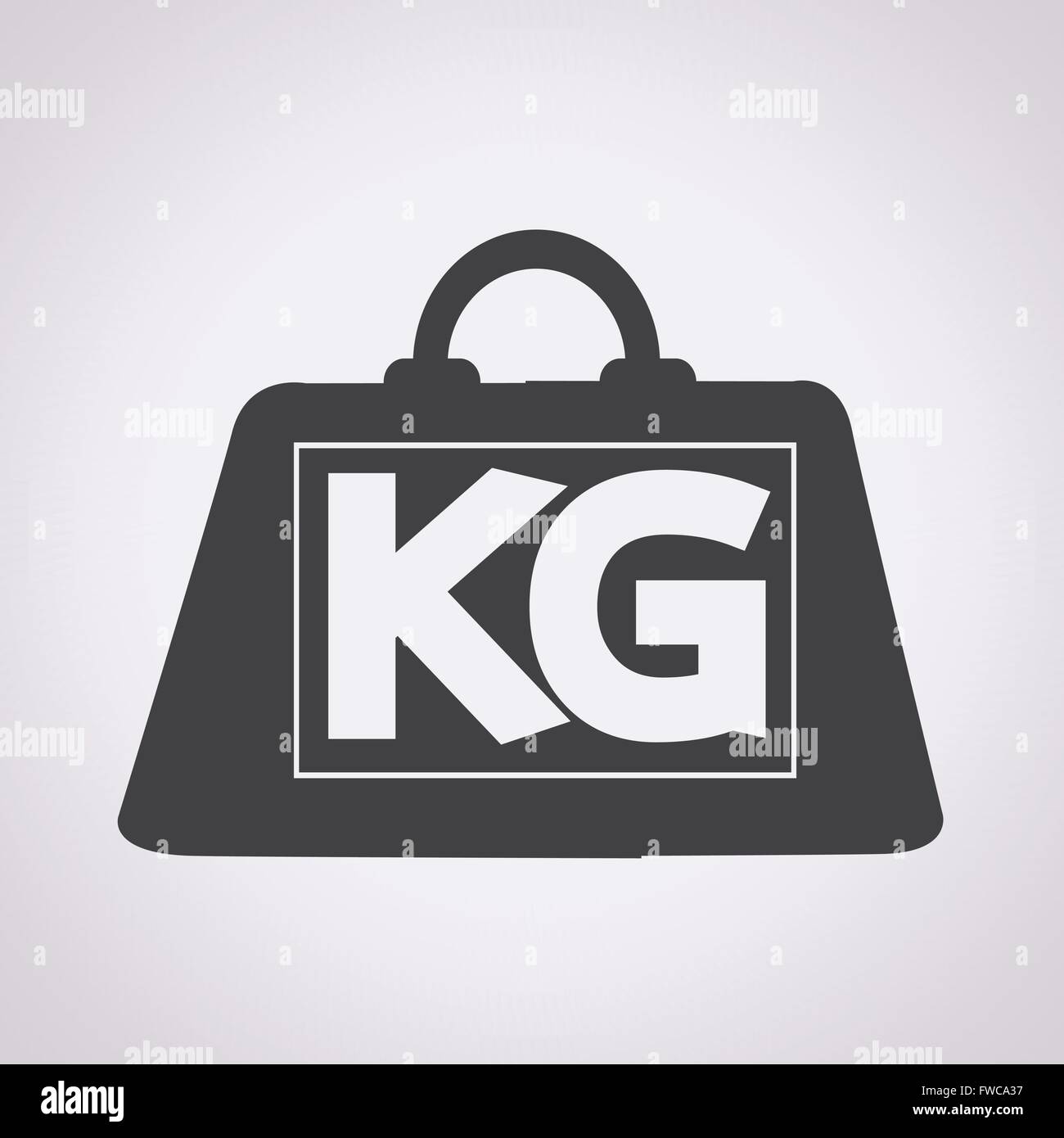 weight kilogram icon Stock Vector Image & Art - Alamy