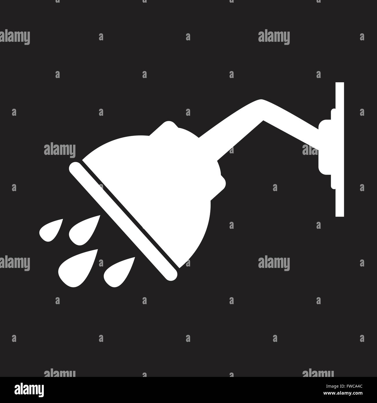 Shower icon sign on Stock Vector Images - Alamy