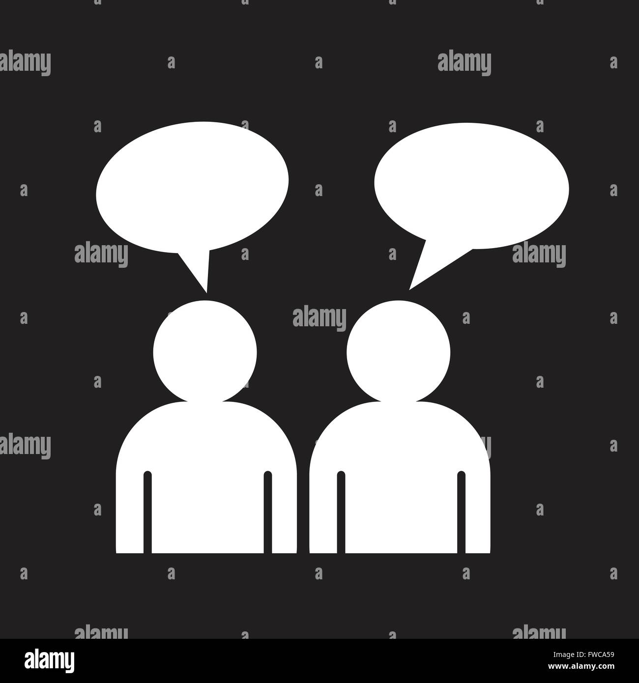 people talk icon Stock Vector Image & Art - Alamy