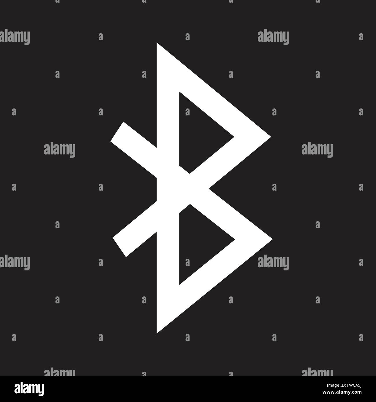 Bluetooth sign icon Stock Vector Image & Art - Alamy