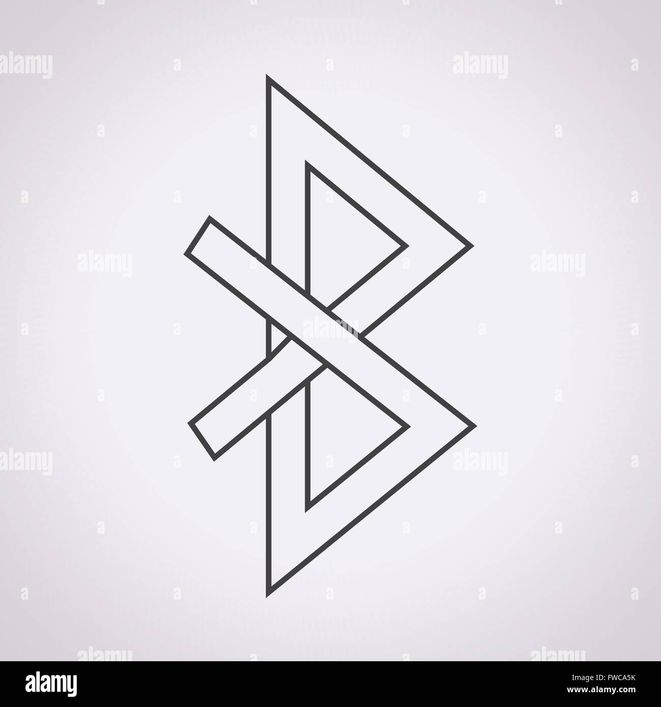 Bluetooth sign icon Stock Vector Image & Art - Alamy