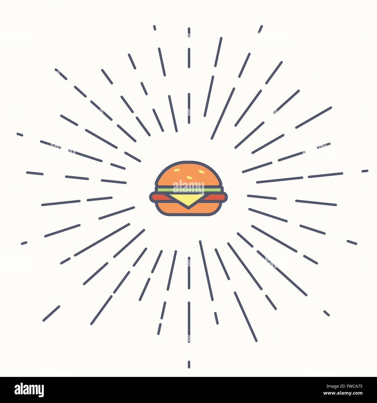 Classic cafe sign vintage Stock Vector Images - Alamy