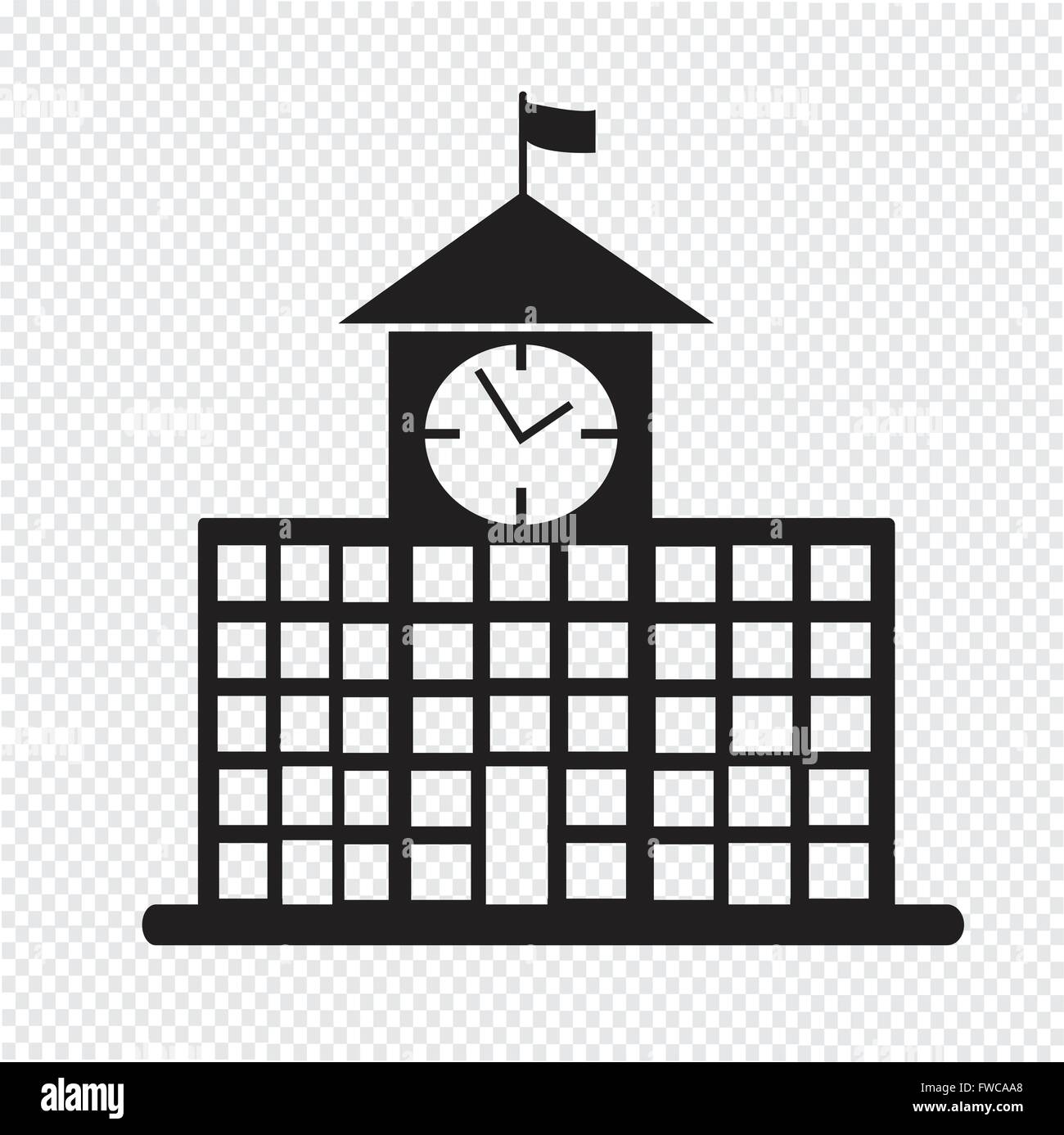 school building icon Stock Vector Image & Art - Alamy