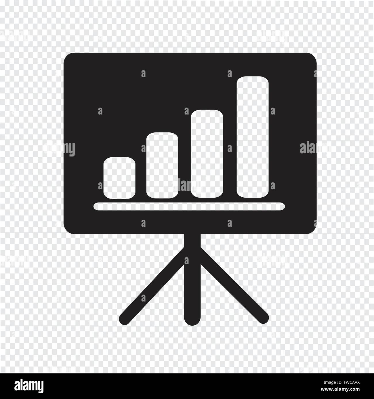 presentation board icon Stock Vector Image & Art - Alamy