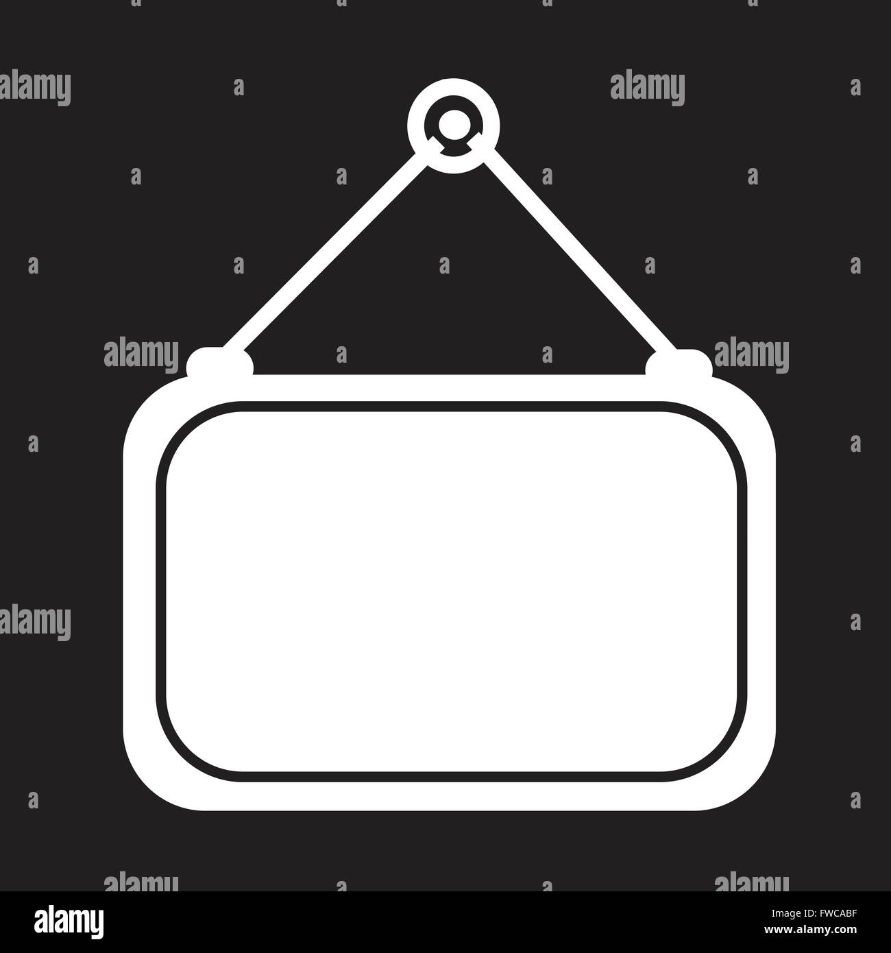 Blank Label Icon Stock Vector Image & Art - Alamy