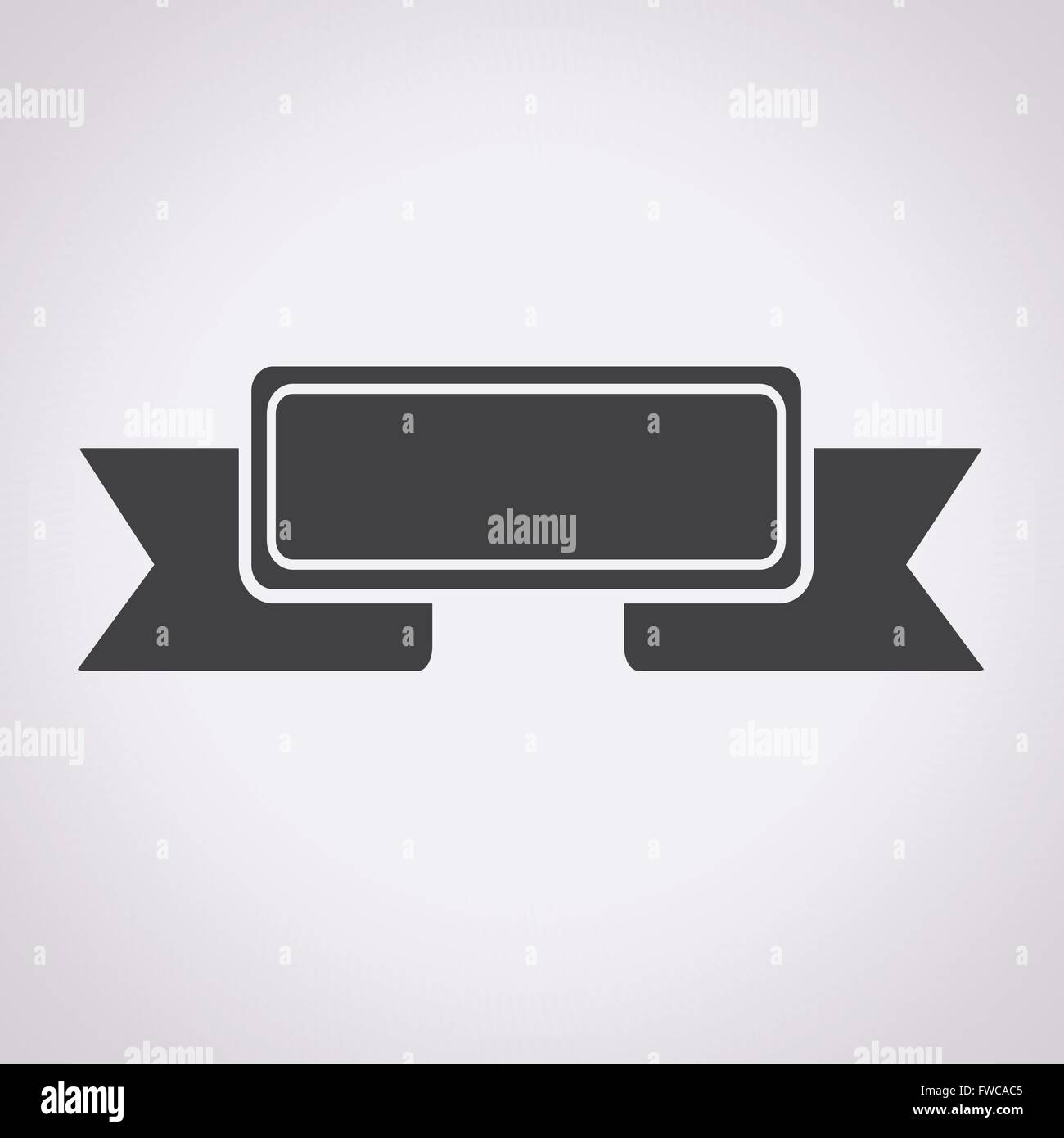 ribbon banner icon Stock Vector Image & Art - Alamy