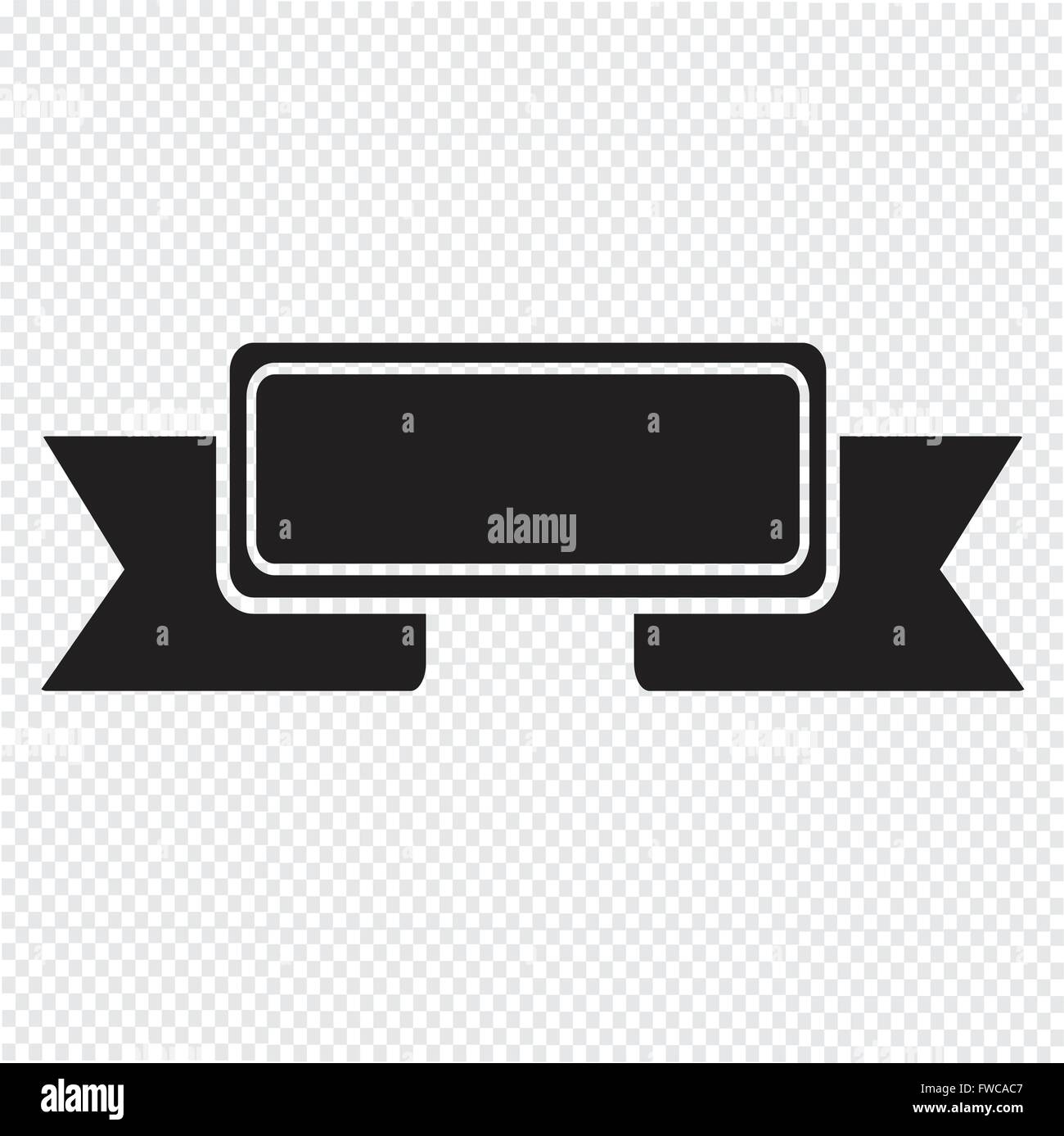 ribbon banner icon Stock Vector Image & Art - Alamy