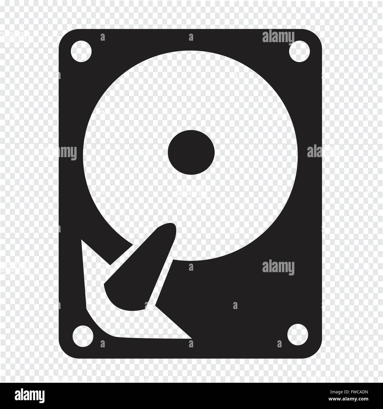 Hard disc icon Stock Vector Image & Art - Alamy
