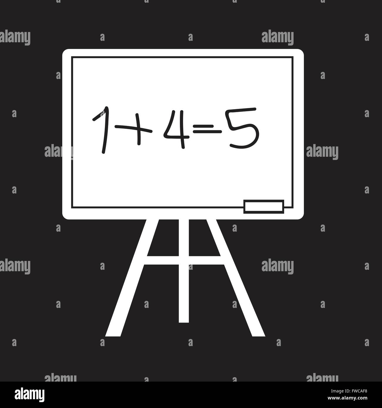 Blackboard arithmetic Stock Vector Images - Alamy