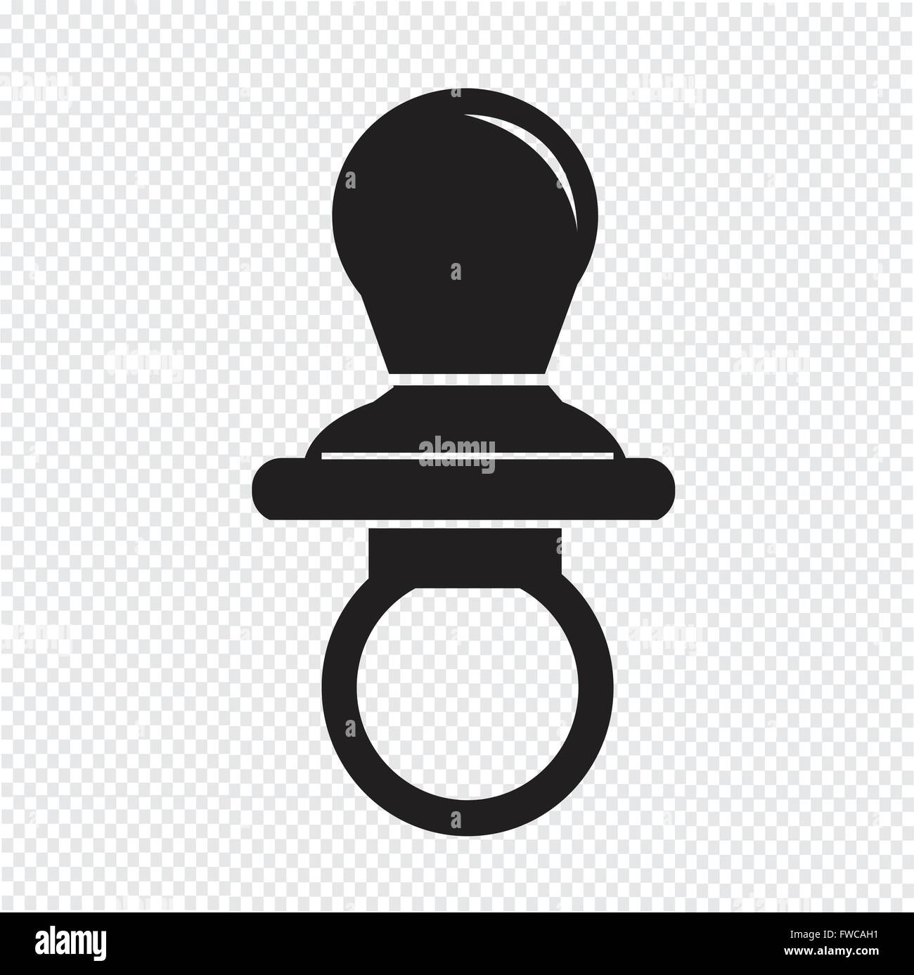 Baby pacifier icon Stock Vector Image & Art - Alamy