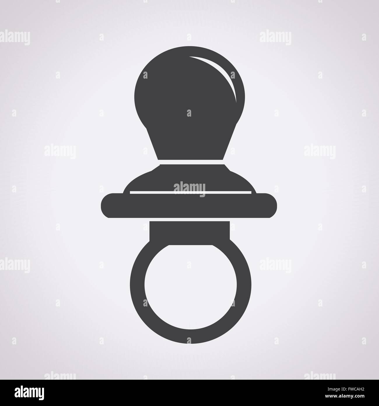 Baby pacifier icon Stock Vector Image & Art - Alamy