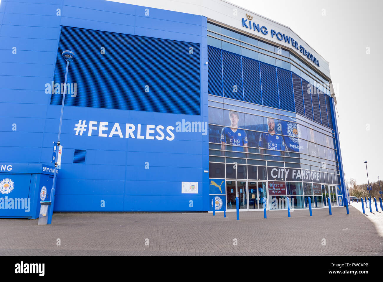 Leicester City Football Club King power stadium Stock Photo - Alamy