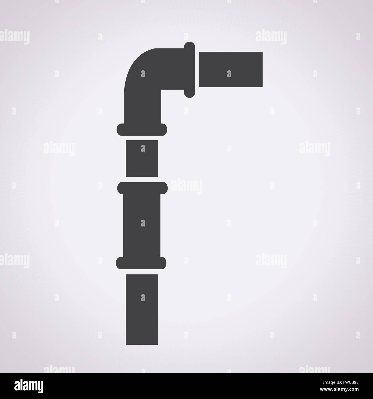 Pvc pipe plumbing system Stock Vector Images - Alamy