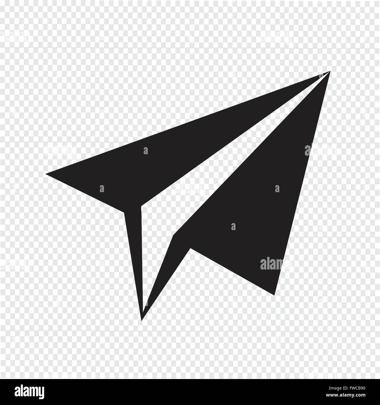 Paper plane icon Stock Vector Image & Art - Alamy