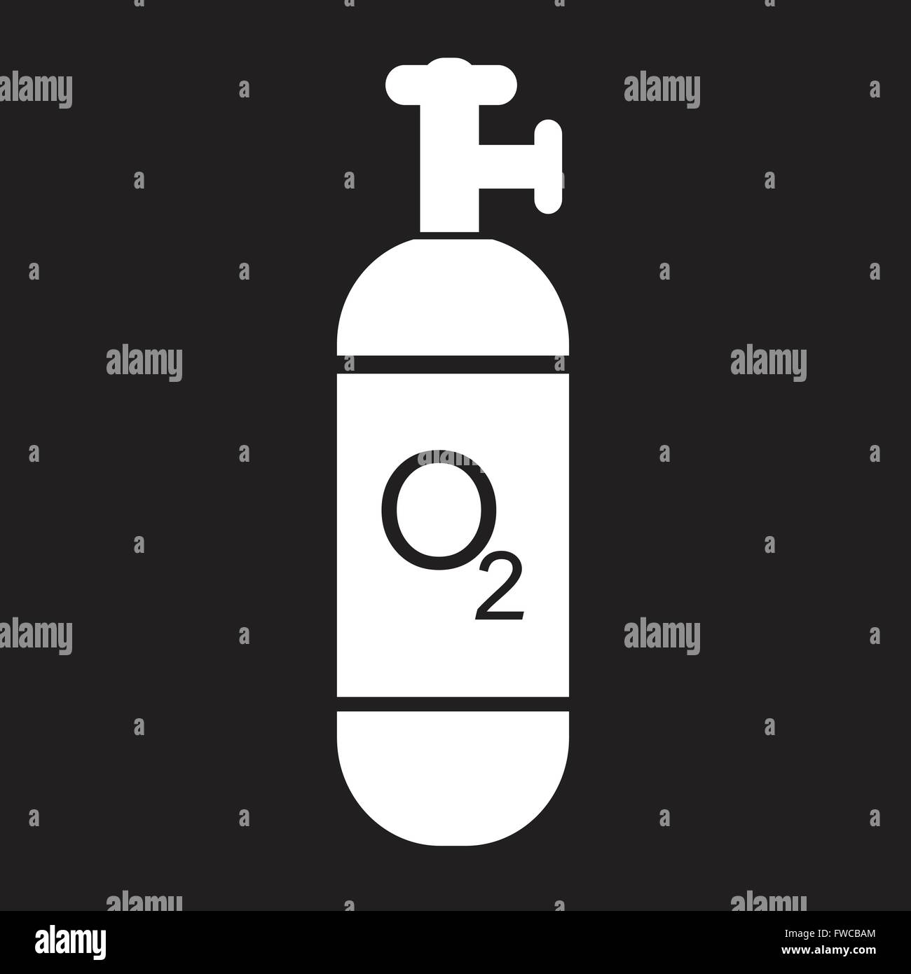 Oxygen Cylinder icon Stock Vector Image & Art - Alamy