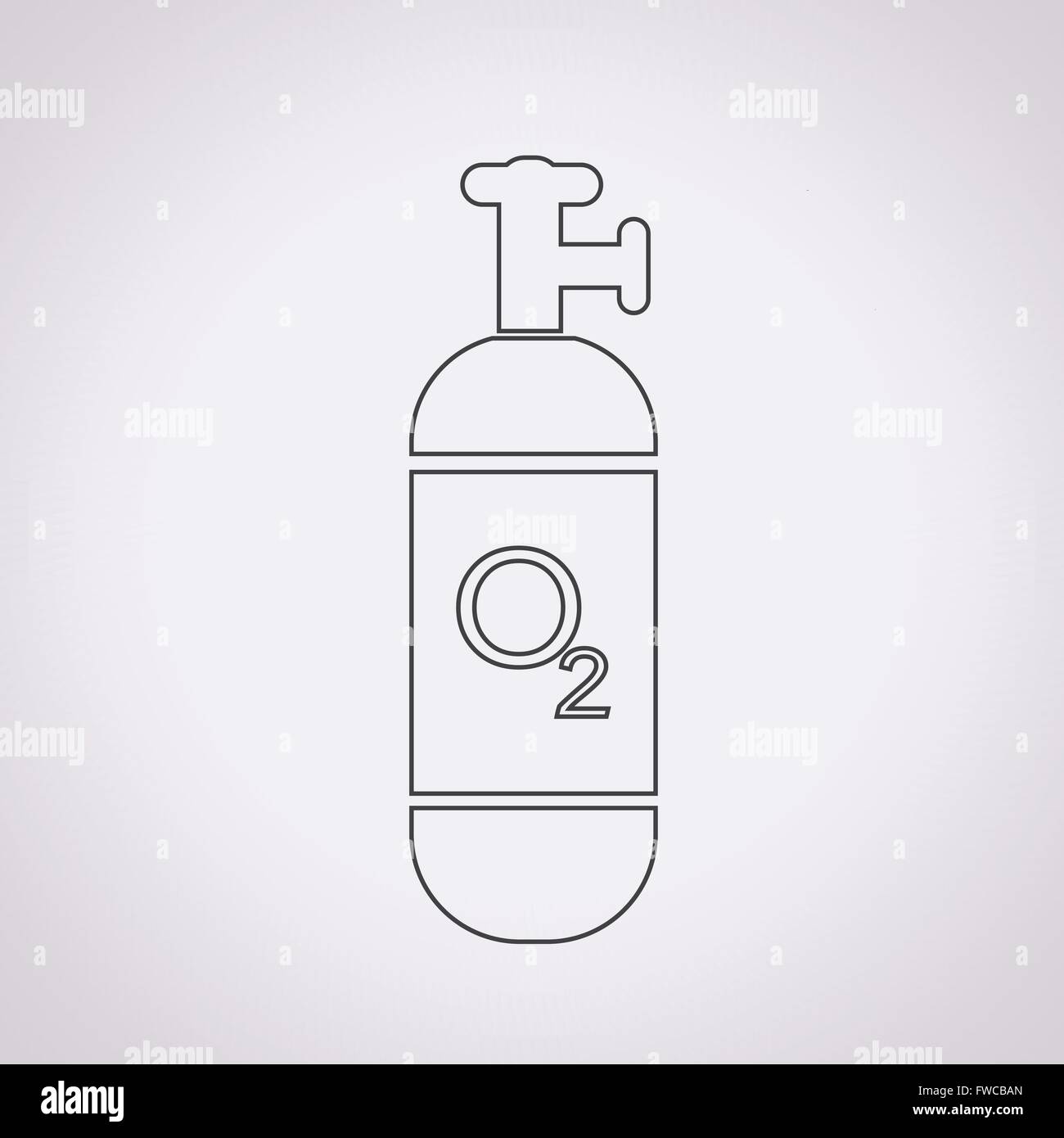 Oxygen Cylinder icon Stock Vector Image & Art - Alamy