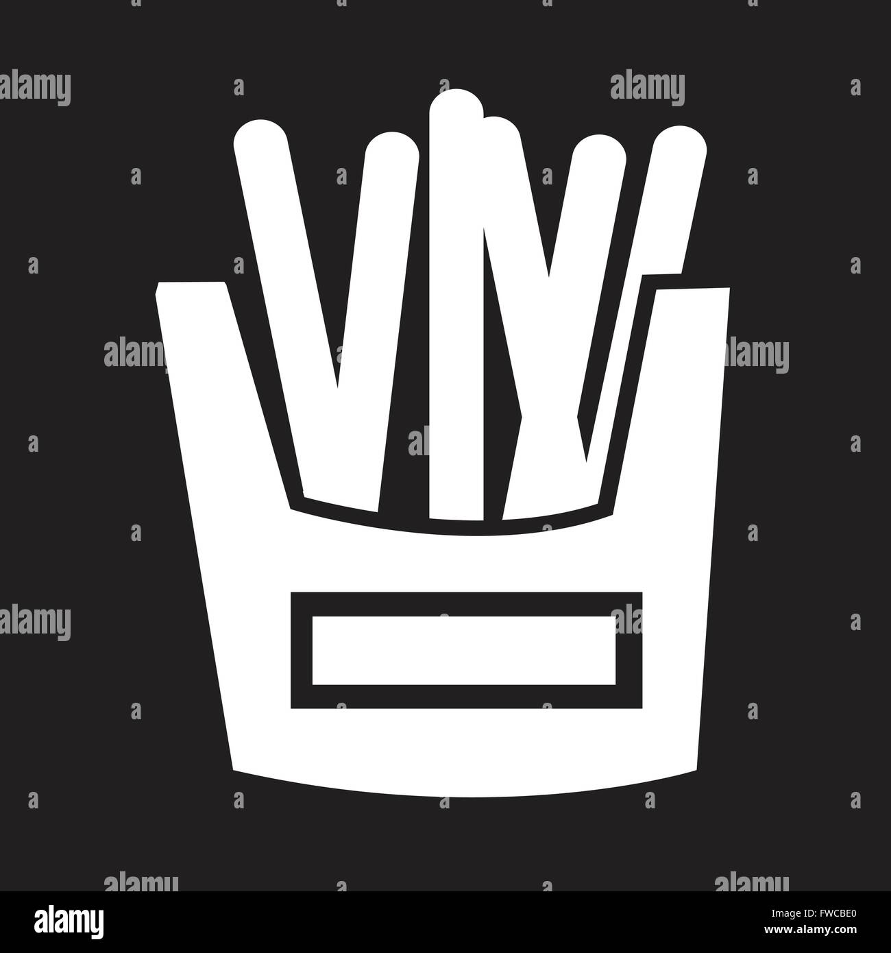 potato fries icon Stock Vector Image & Art - Alamy