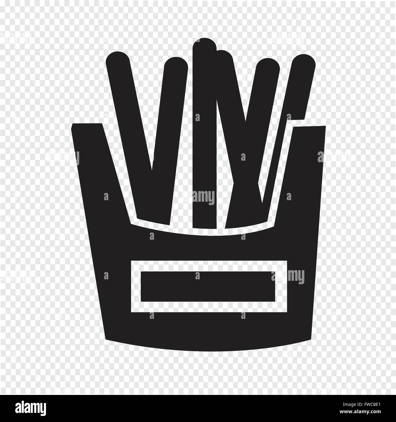 potato fries icon Stock Vector Image & Art - Alamy
