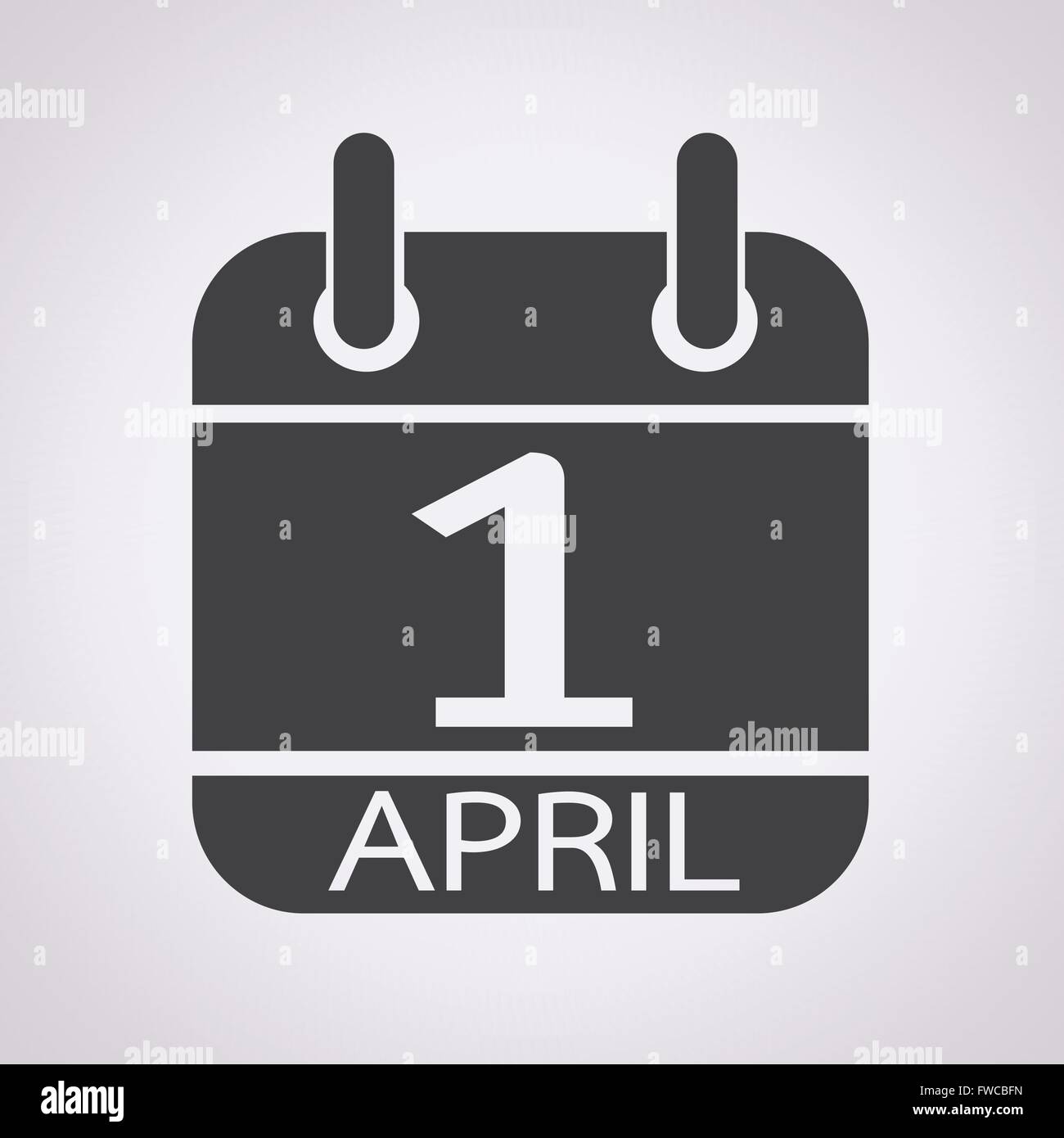 Calendar 1 April icon Stock Vector Image & Art - Alamy