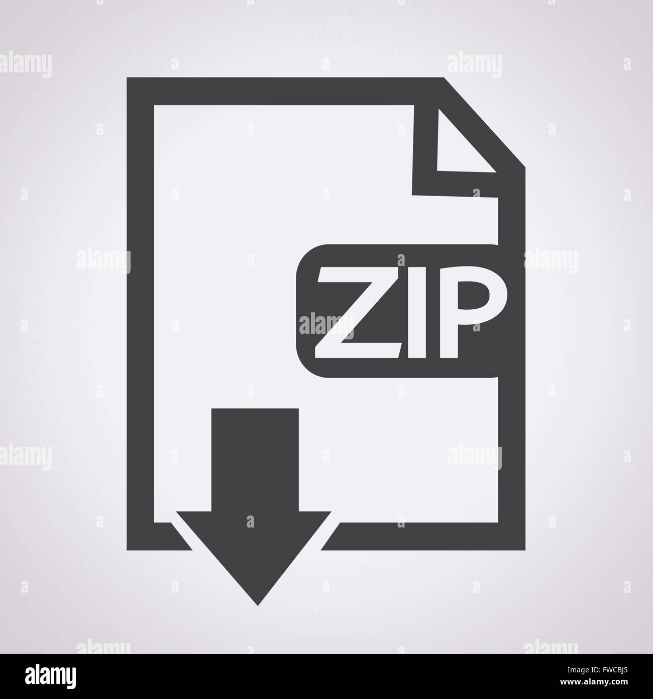 File type ZIP icon Stock Vector Image & Art - Alamy