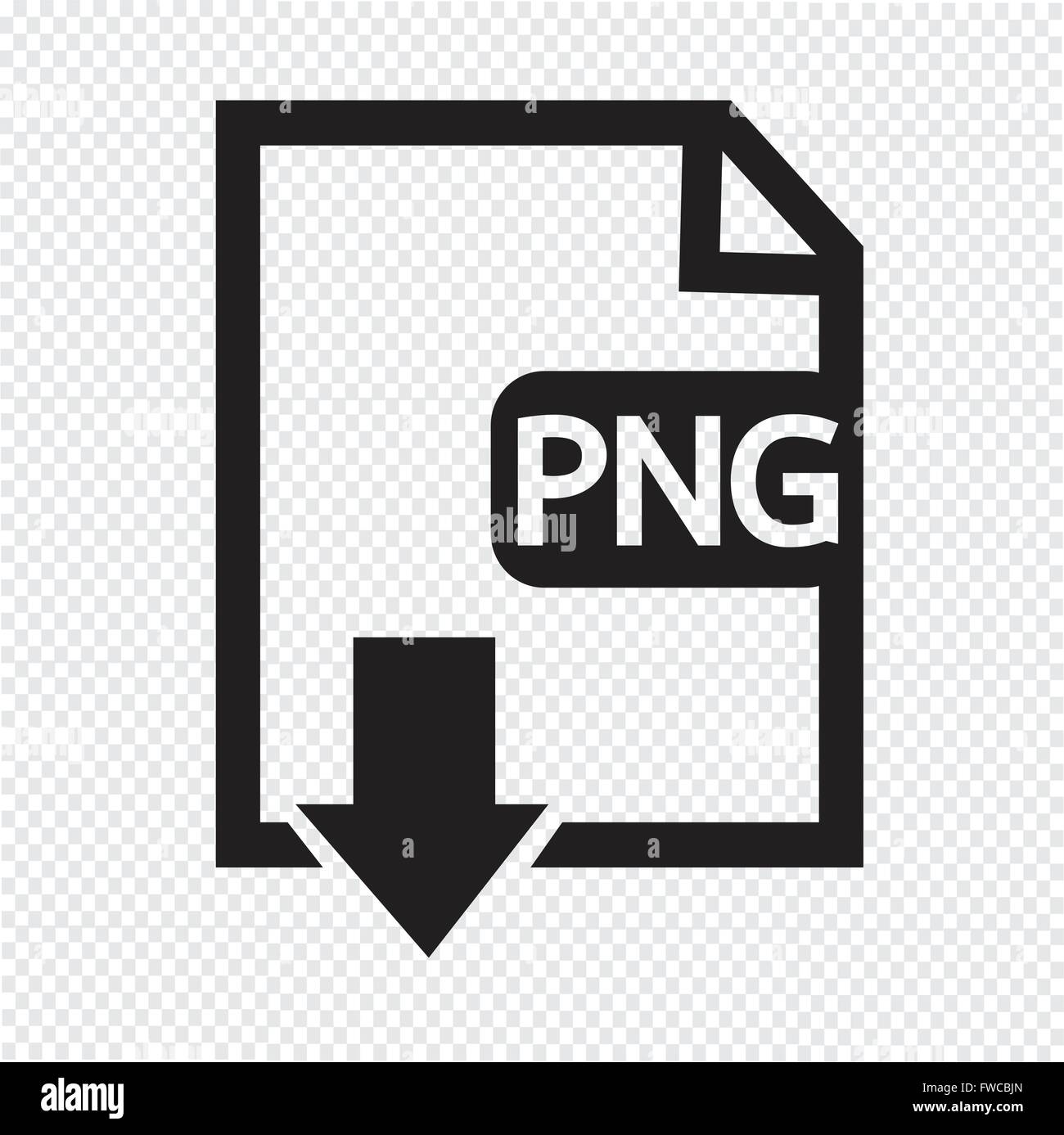 File type PNG icon Stock Vector Image & Art - Alamy