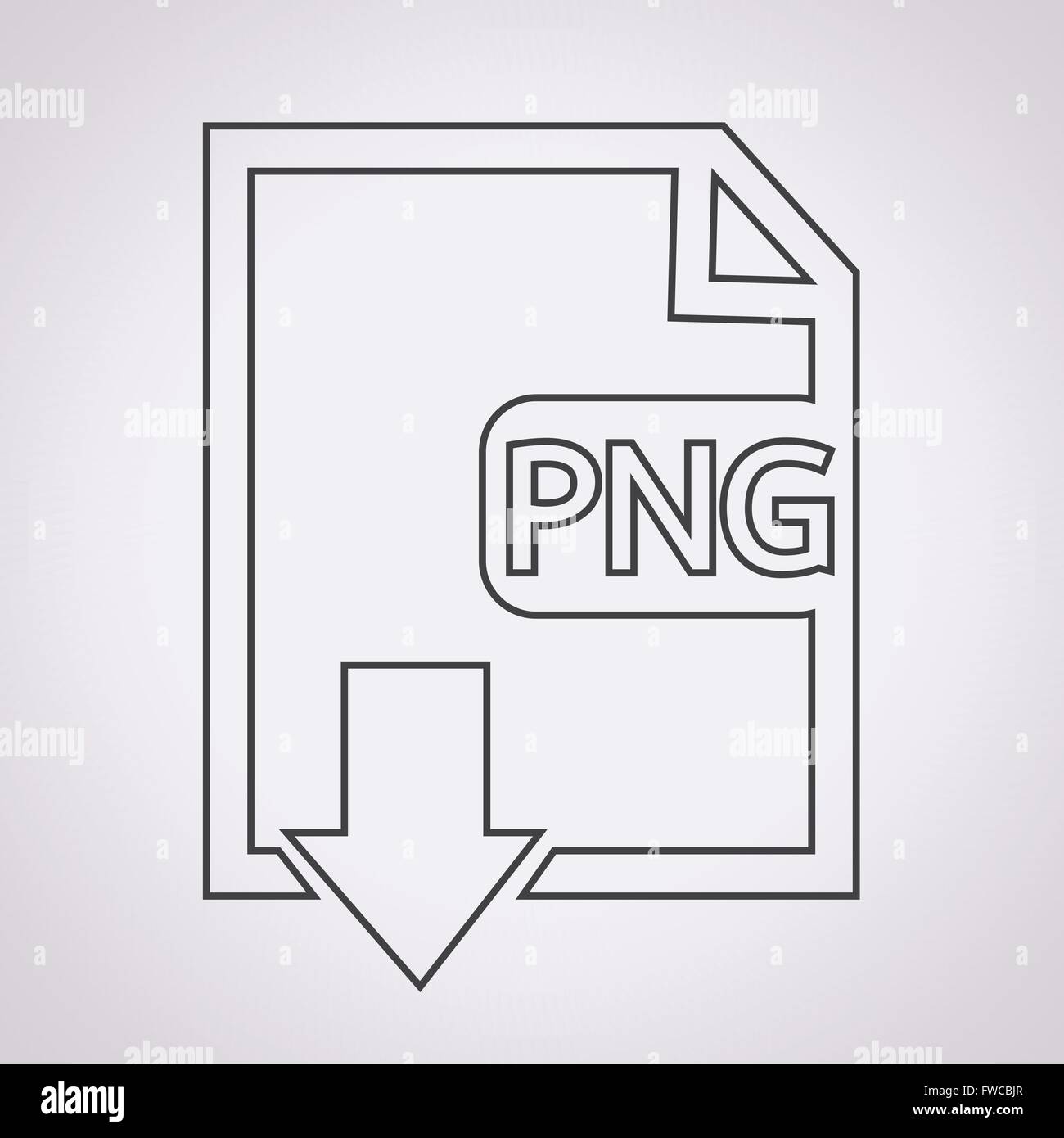 File type PNG icon Stock Vector Image & Art - Alamy