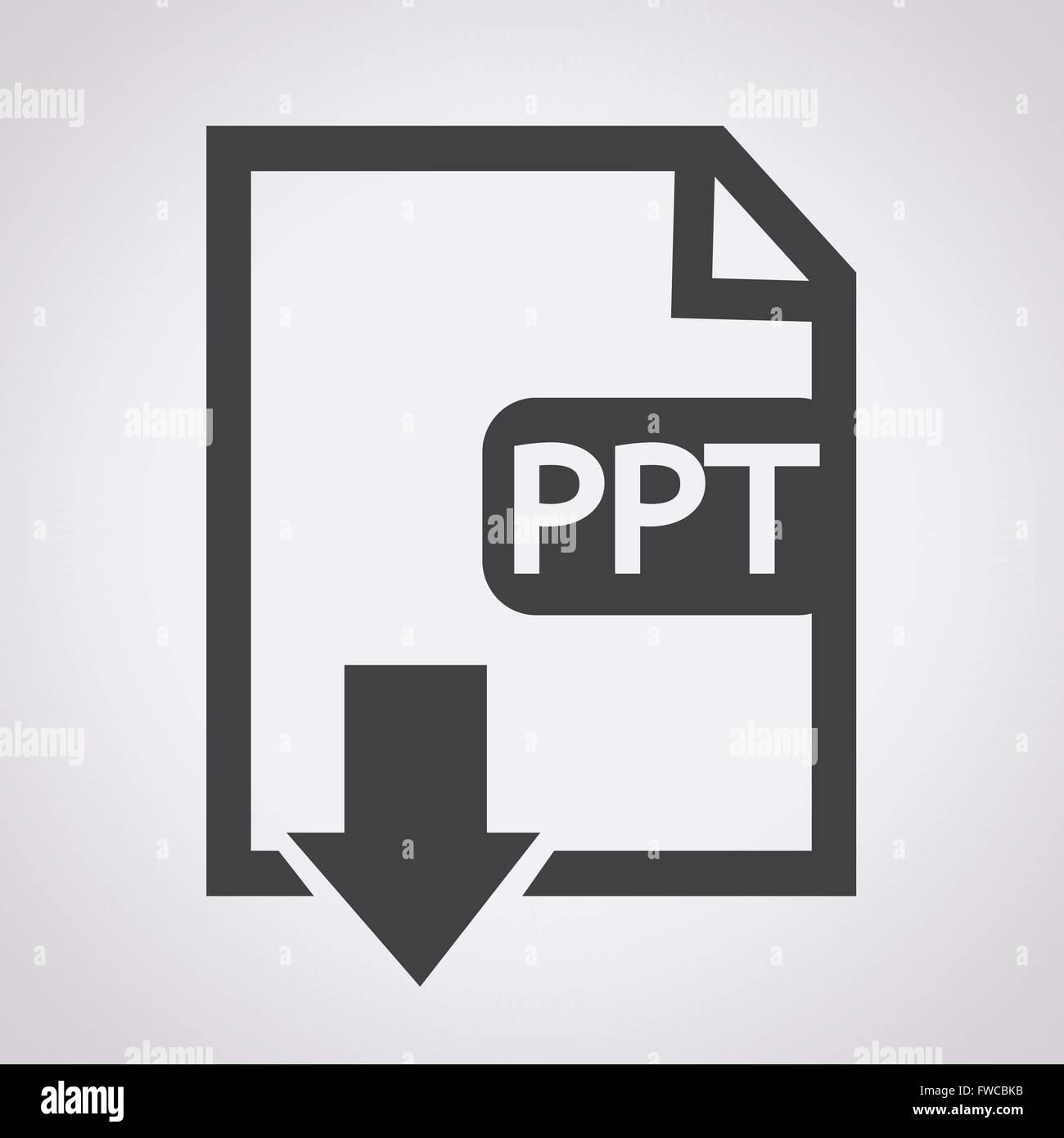 Ppt file icon spreadsheet Stock Vector Images - Alamy
