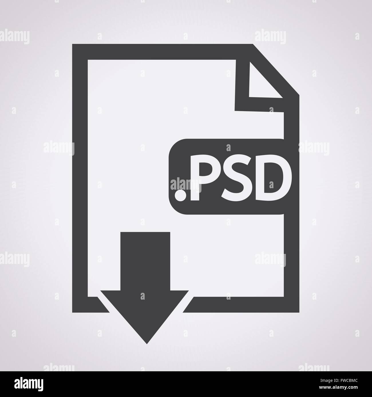 Image File type Format PSD icon Stock Vector Image & Art - Alamy