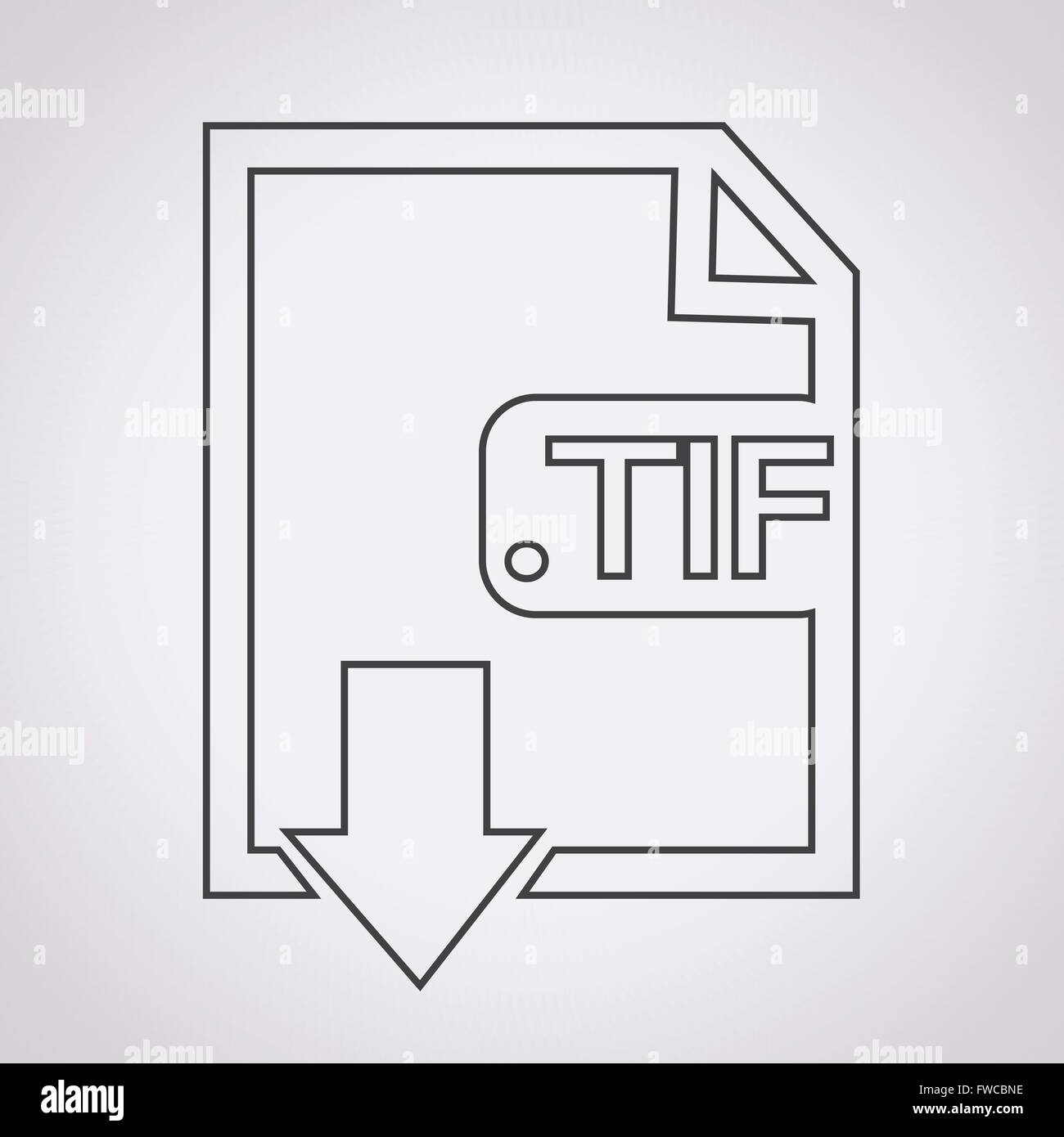 Image File type Format TIF icon Stock Vector Image & Art - Alamy