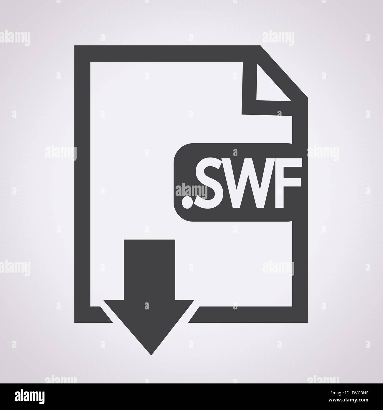Image File type Format SWF icon Stock Vector Image & Art - Alamy