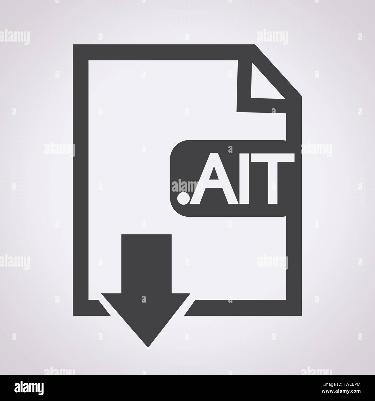 Image File type Format AIT icon Stock Vector Image & Art - Alamy