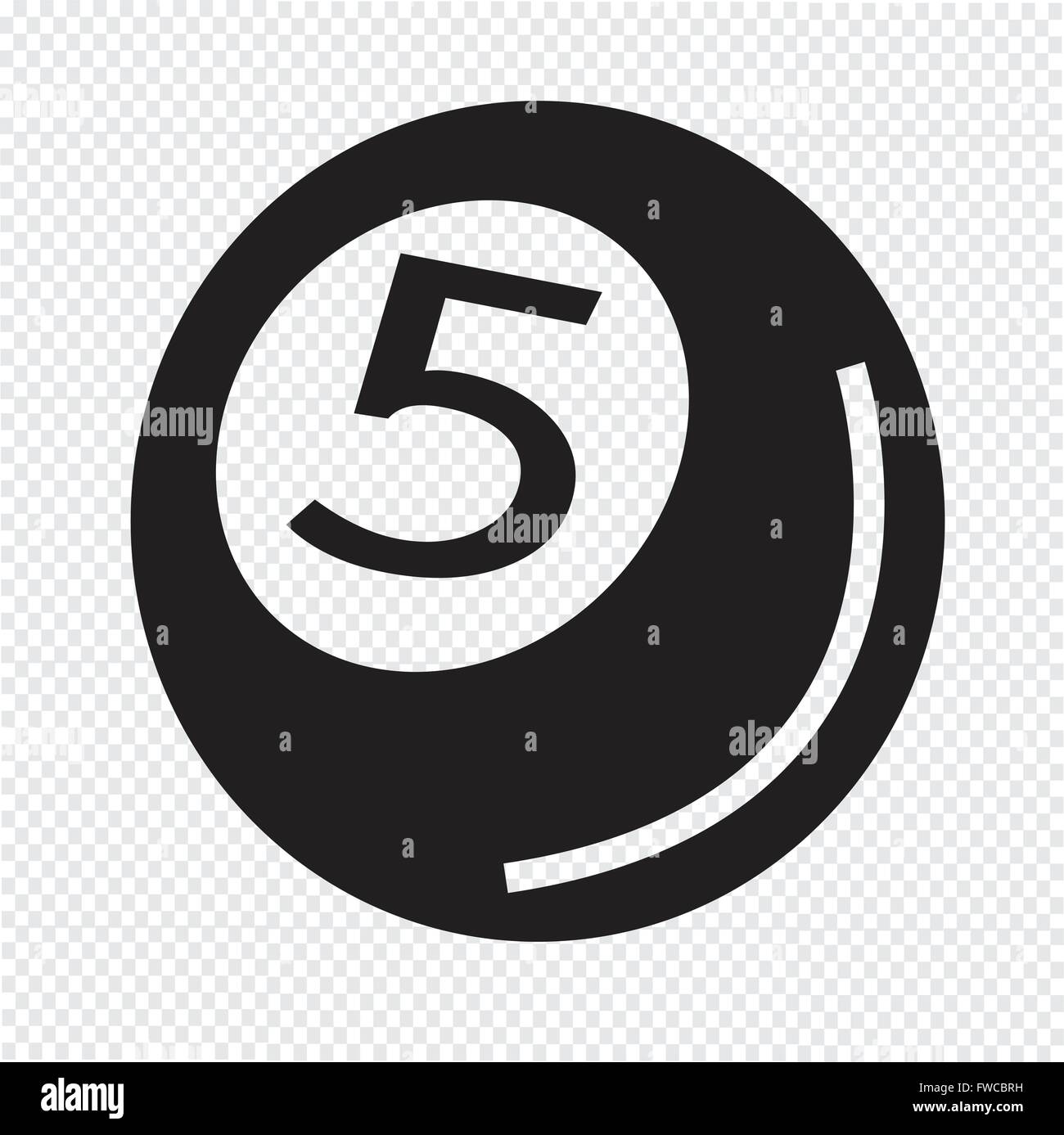 Pool Ball Icon Stock Vector Image & Art - Alamy